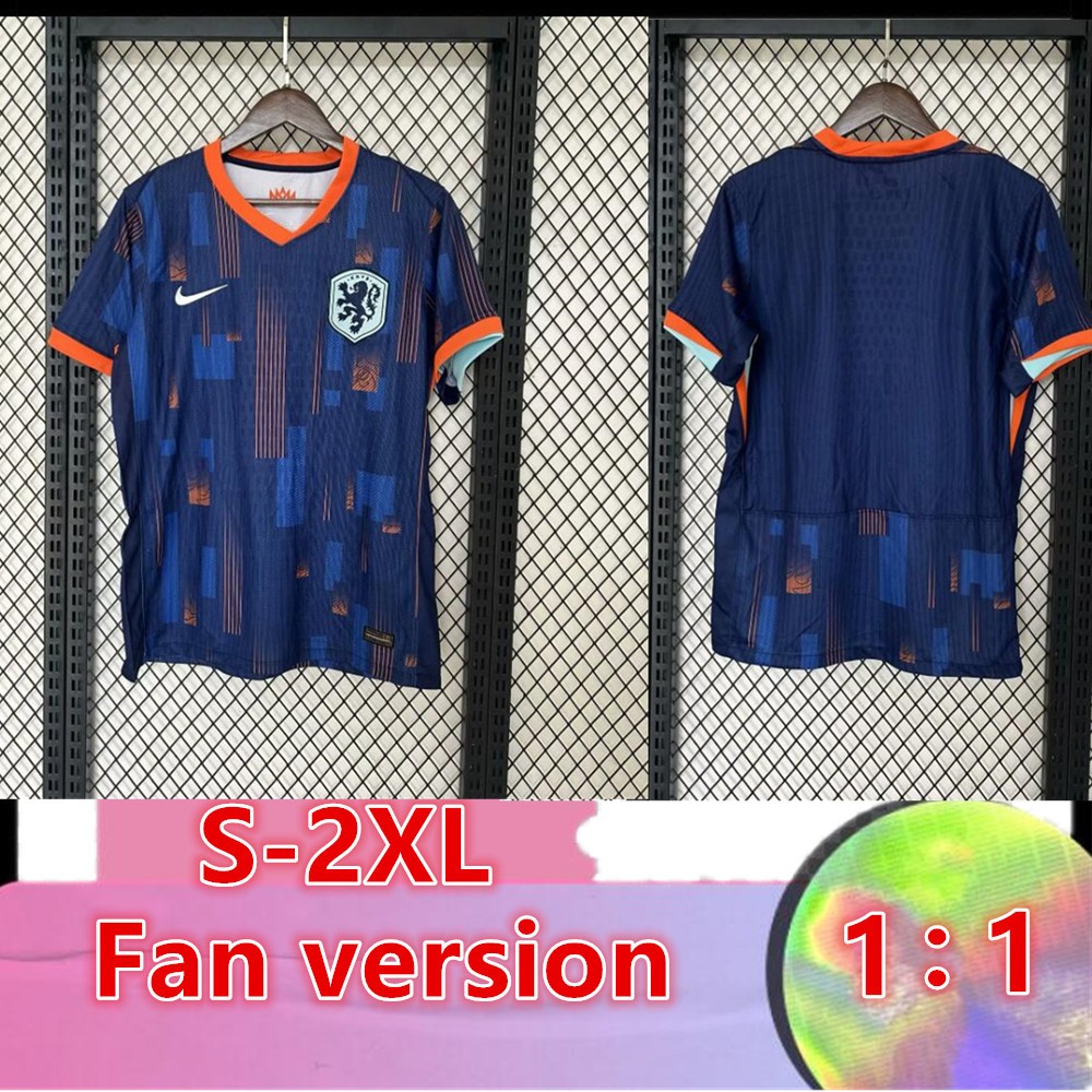 Seleção Nacional Da Holanda Camisa Azul De Futebol | Shopee Brasil
