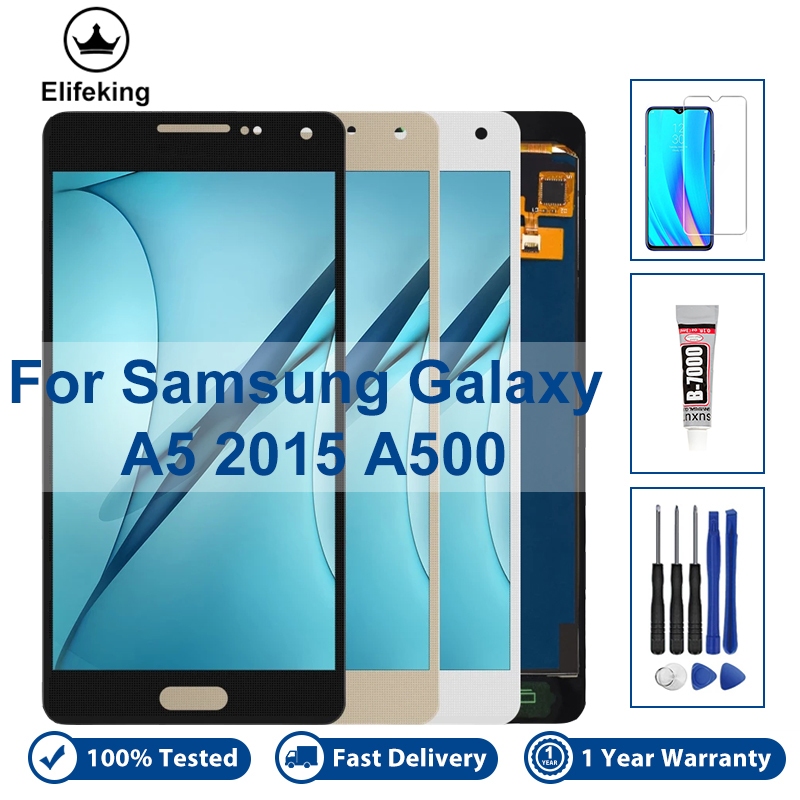 5.0 " LCD Para Samsung Galaxy A5 2015 A500 Display Tela De Toque ...