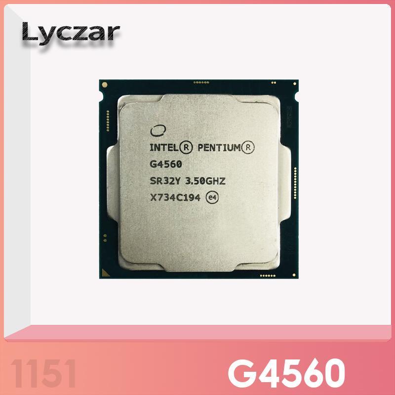 Processador Intel Pentium G4560 LGA 1151 3.5GHz 3M Cache Dual-Core 54W CPU De Mesa Lyczar ...