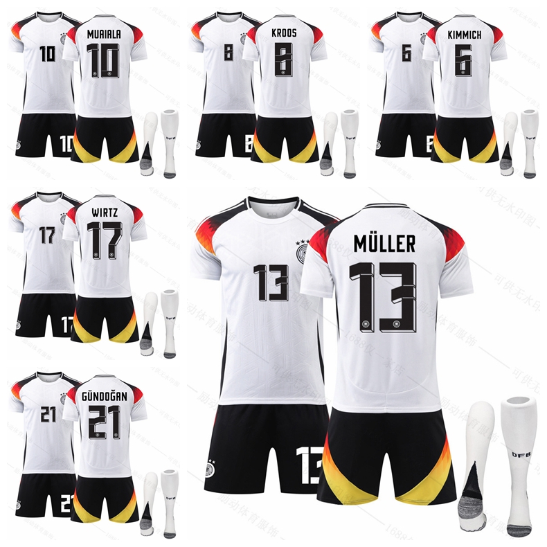 2024-25 Alemanha UEFA Campeonato De Futebol Europeu Home Kids Adulto ...