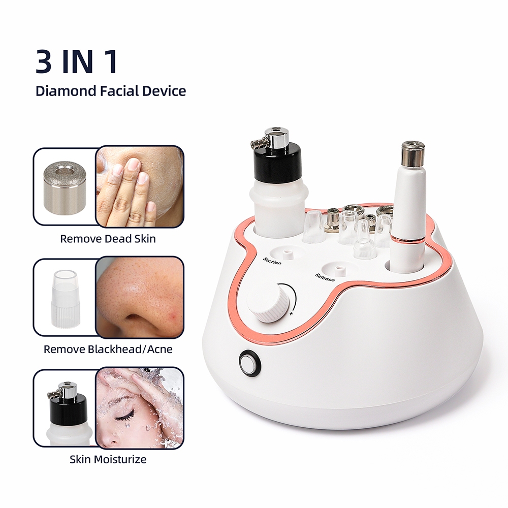 Foreverlily 3 Em 1 Máquina Facial Diamante 60KPa Spray lifting Pode ...