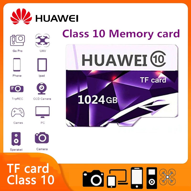 Cartão de Memória Huawei Classe 10 1tb, 64gb, 256gb, 8gb, Flash Card ...