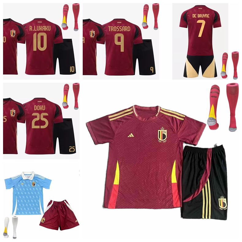 2024-25 Bélgica UEFA Campeonato De Futebol Europeu Home Away Jersey ...