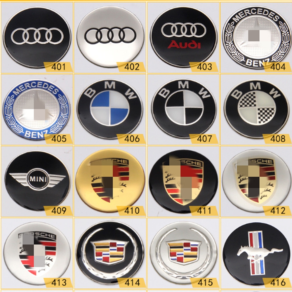 Autocolantes Com O Emblema Do Centro Da Roda Carro De 65mm | Shopee Brasil
