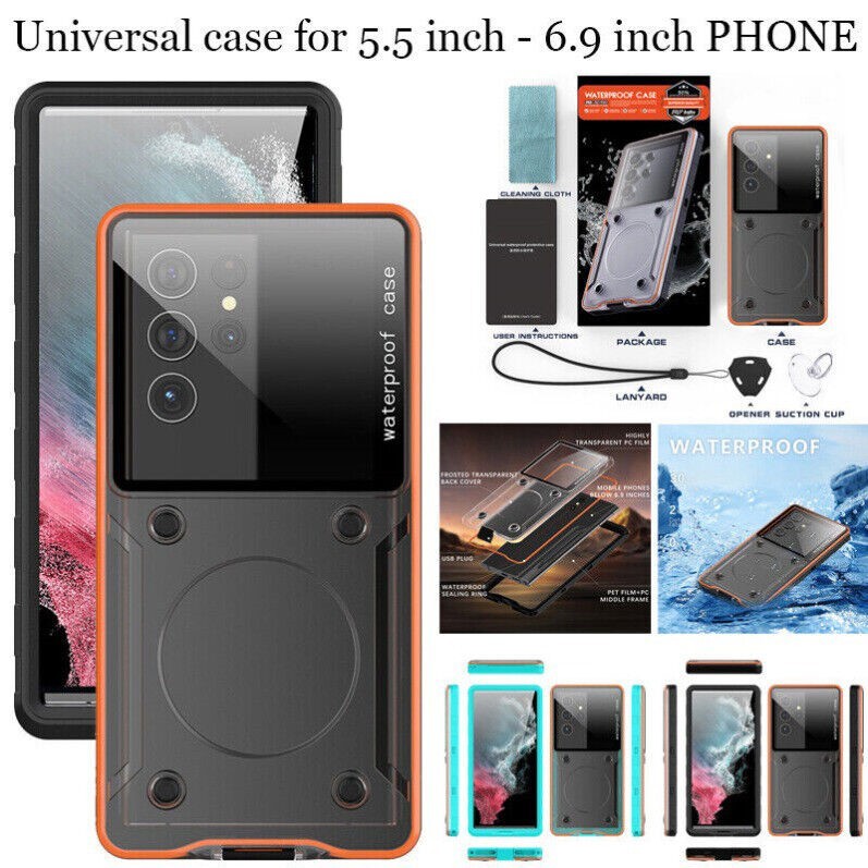 IP68 Capa De Corpo Inteiro 360 À Prova D'água Para Samsung Galaxy A55 A35 A25 A15 A05S A54 A34 ...