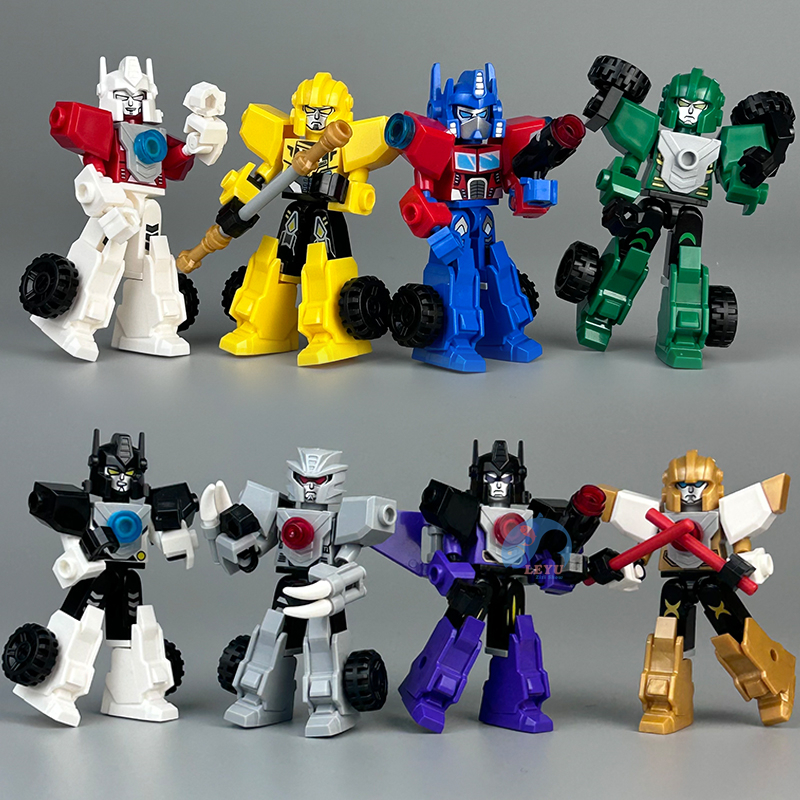 Transformadores 8 Em 1 Figuras De Brinquedo De Ação , Optimus Prime ...