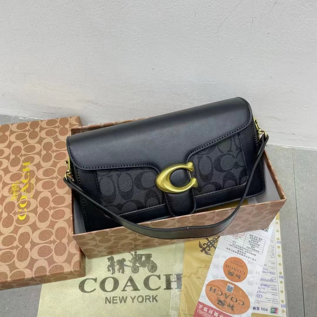 Coach-2024 Nova Moda Bolsa Lady's bag Com Caixa Pequena Quadrada O ...