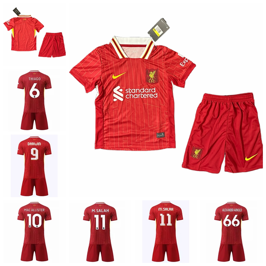 2024-25 Temporada Liverpool Home Football Kids Jersey Set Alexander ...