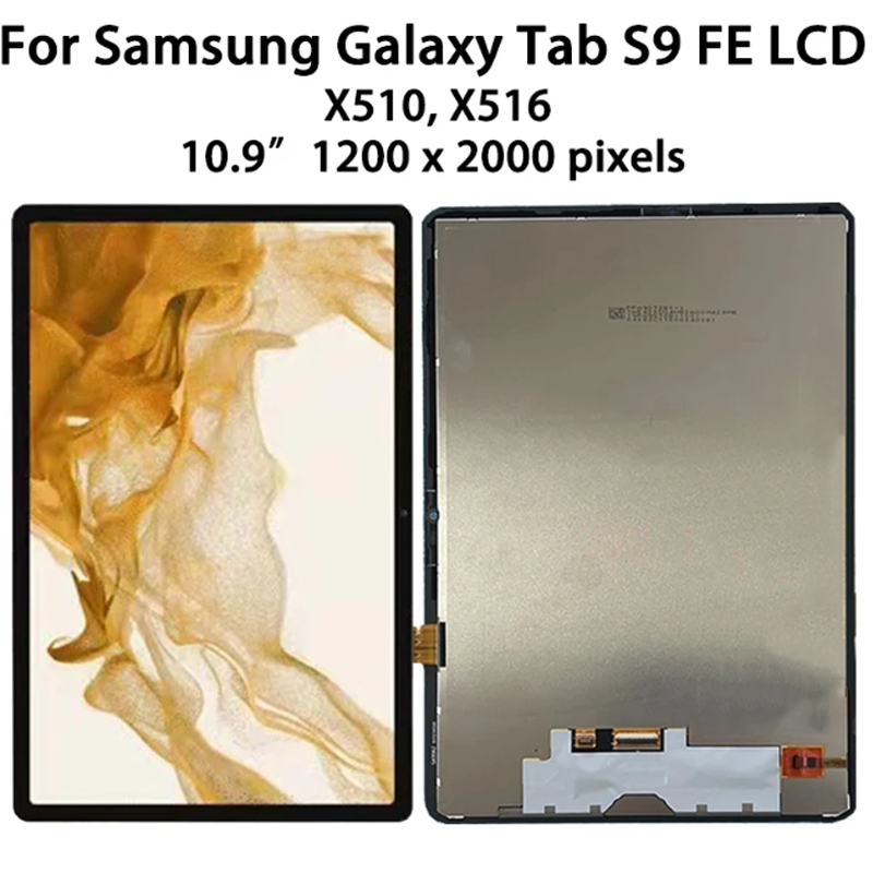 10,9 " Polegada Para Samsung Tab S9 FE X510 X516B Montagem Do Digitalizador De Tela LCD Touch ...