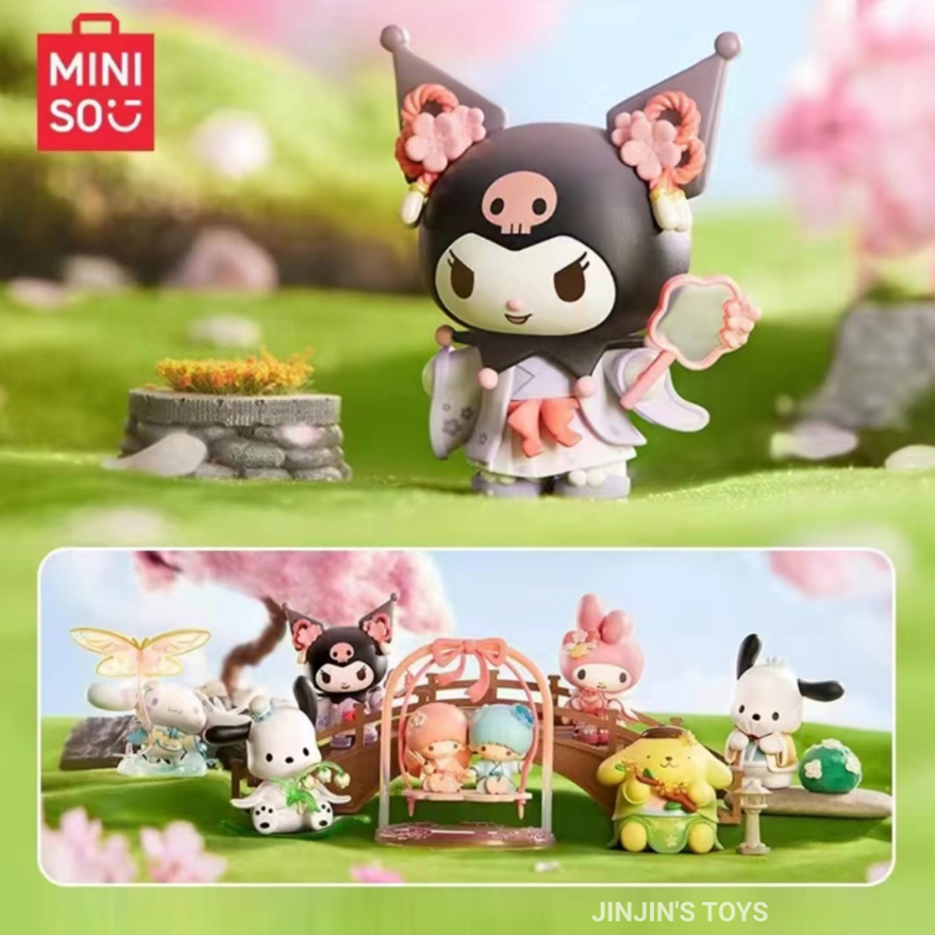 [Genuíno] Miniso Sanrio Flor Roupa Série Blind Box/Pochacco Cinnamoroll ...