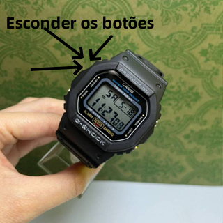 CASIO G-Shock Dw5600 E Relógio Básico De Vidro Preto Petak gshock w231 Bloco Esportivo Masculino ...