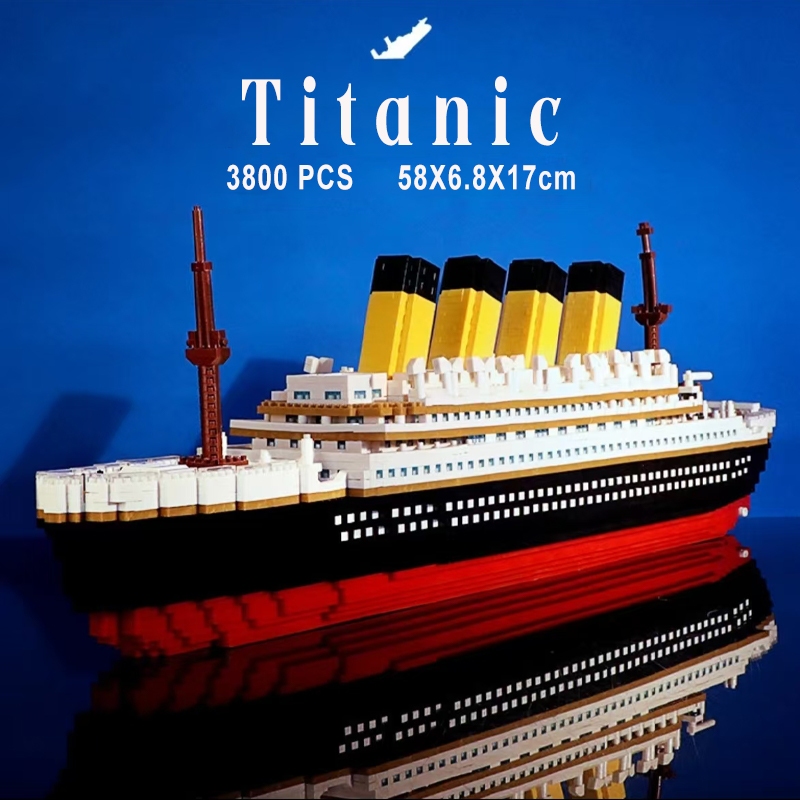 Titanic Building Blocks Assembled Toys Giant Boys and Girls Puzzle ...