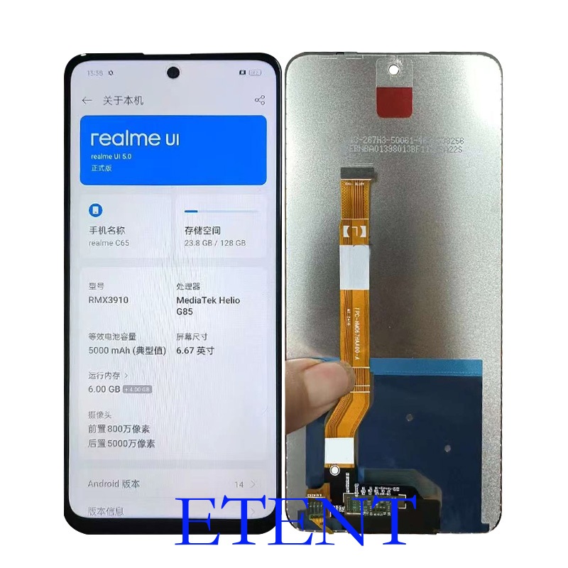 Tela Frontal Display Touch Compativel Para Realme C65 RMX3910 | Shopee ...