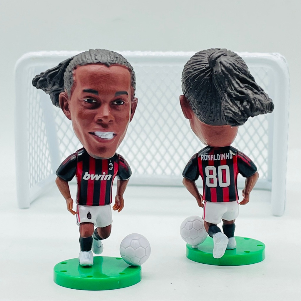Bonecos De Futebol Milan Player Ronaldinho Gatuso Maldini Pato Thiago ...
