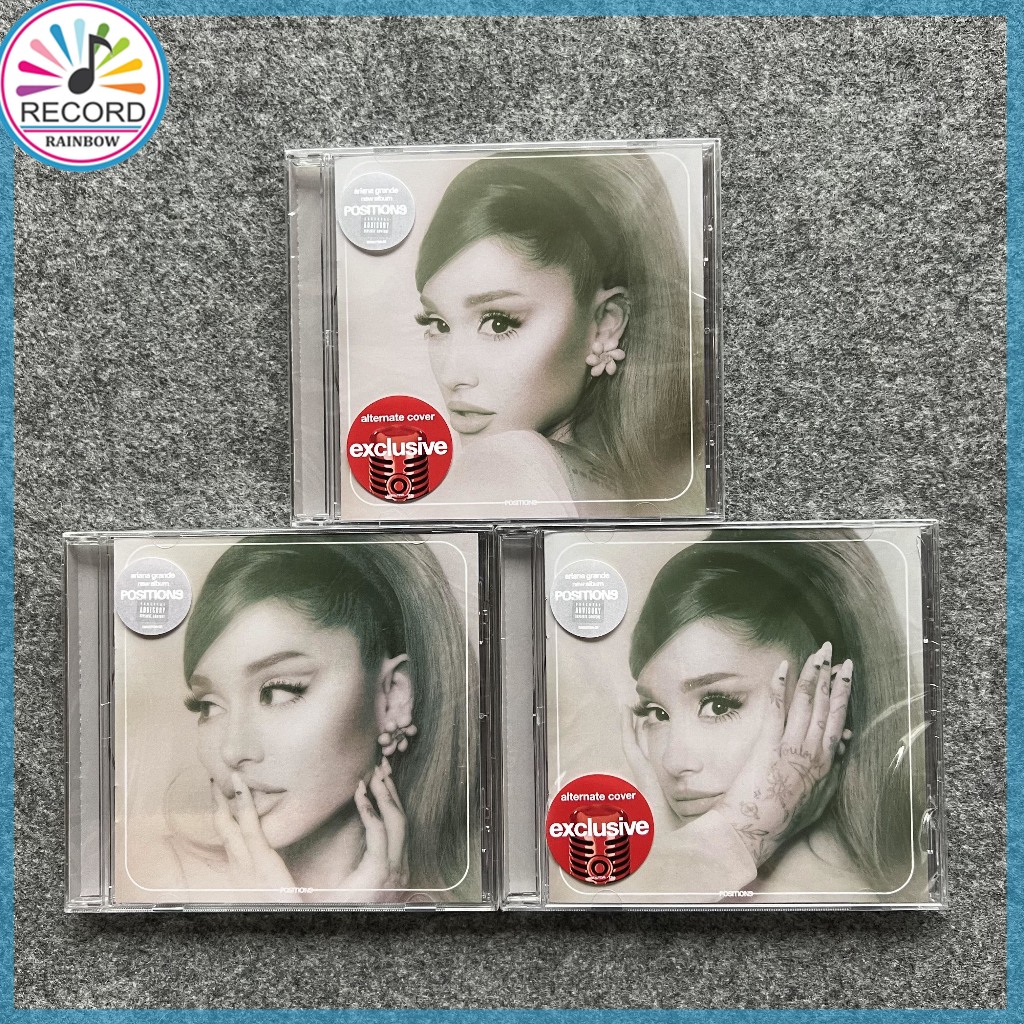 Original Ariana Grande - Positions Three Different Cover versions CD ...