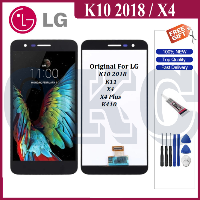 Para LG K10 2018 K11 K30 LCD Com Moldura Display Digitador Da Tela De ...