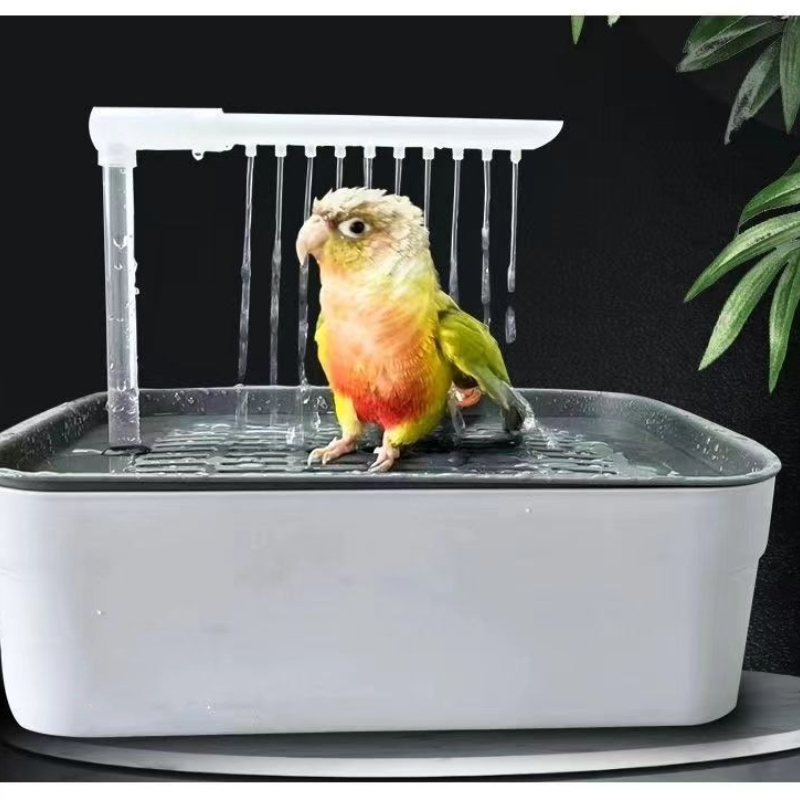 Banheira De Papagaio Grande Pele De Tigre Peônia Preto Phoenix Especial Banheiro Pássaro Banho ...