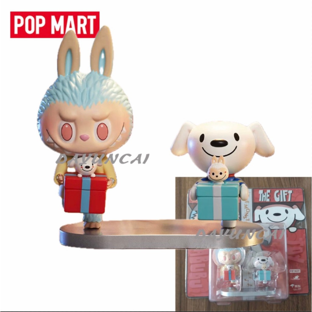 Presente genuíno POPMART LABUBU LABU Presente independente feito à mão ...