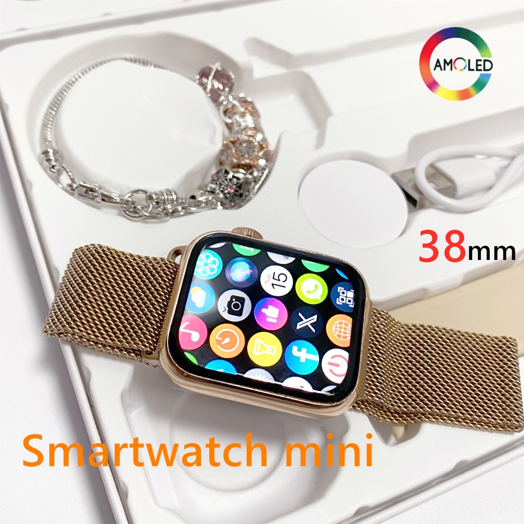 Pandora Relógio feminino Smartwatch mini 38mm Bluetooth Chamada De ...