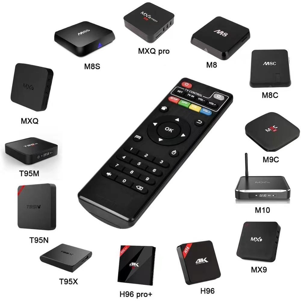 Controle Remoto Universal Adequado para Caixa de TV 4K Android Ultra HD ...