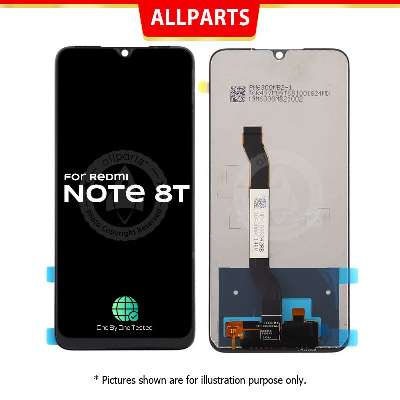 Tela Frontal Display do XIAOMI Redmi Note 8T LCD Touch Completo Compatível Con | Shopee Brasil