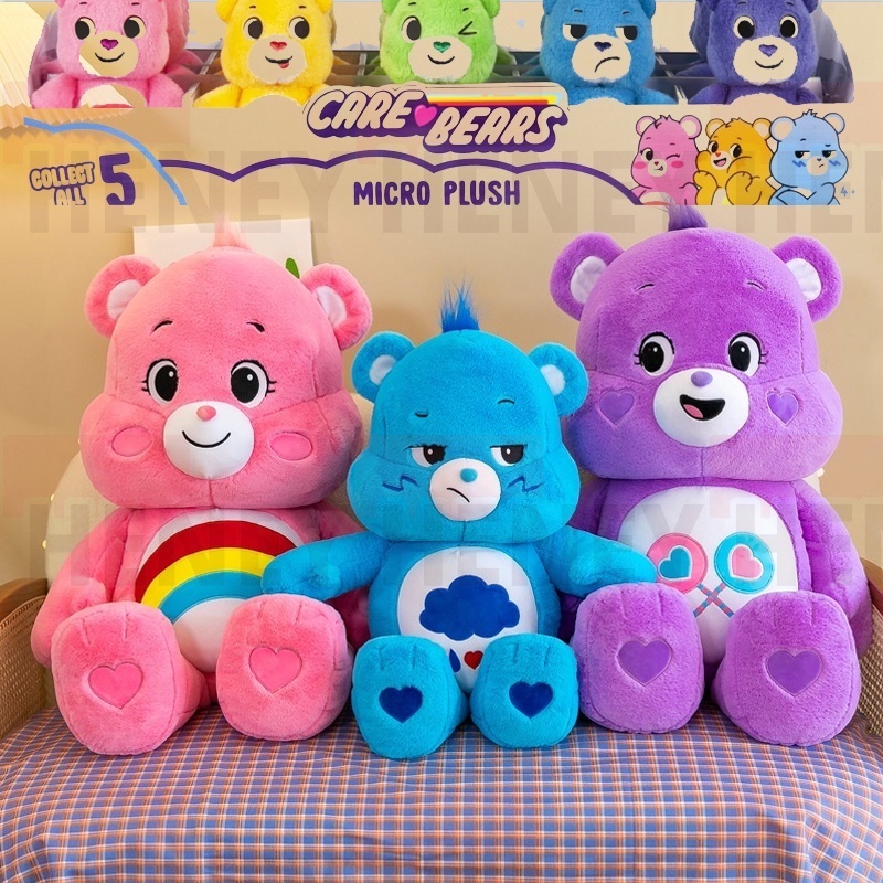 Ursinhos carinhosos care bears Brinquedo de pelúcia urso arco-íris travesseiro macio infantil ...