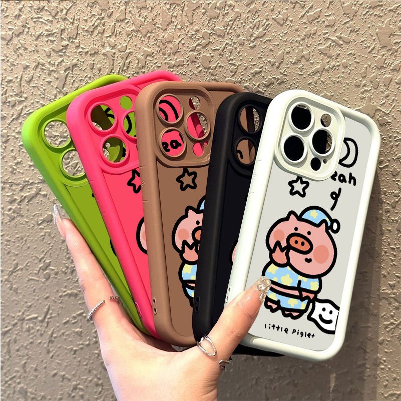 Capa De Silicone Para Telefone iPhone 15 14 13 12 11 Pro Max XR XS 6 7 ...