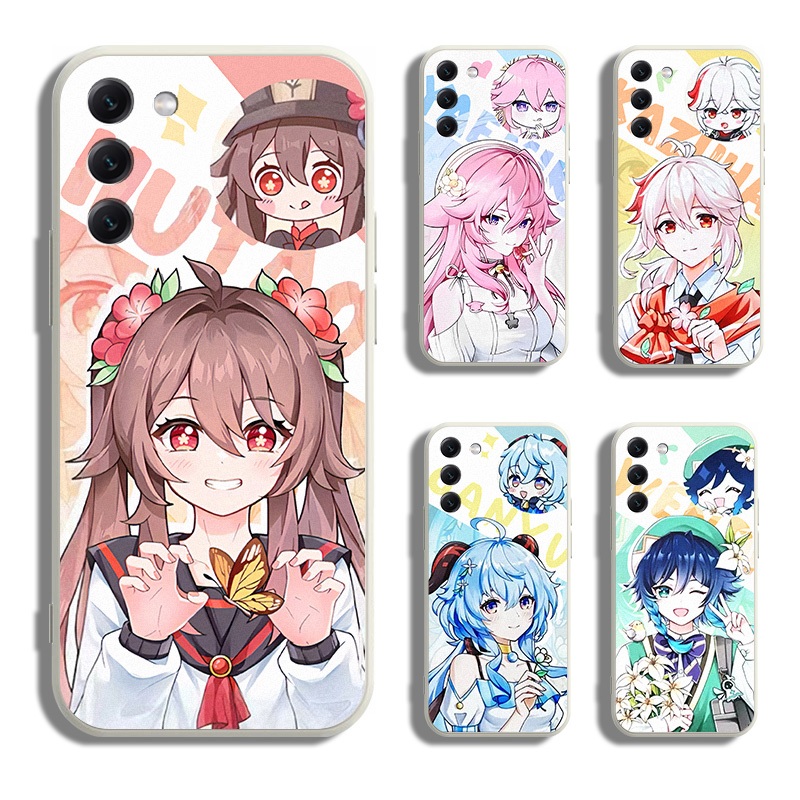 Samsung S22 S2 S23 S24 PLUS PRO ULTRA FE Capa Genshin Impacto hu tao ...