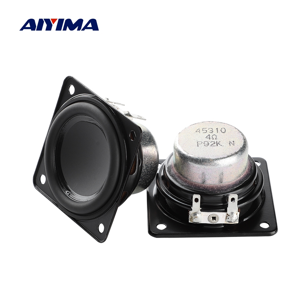 AIYIMA 2Pcs 1,75 Polegadas 4 Ohm 15W Alto-Falante De Áudio De Gama Completa 48MM Neodímio ...