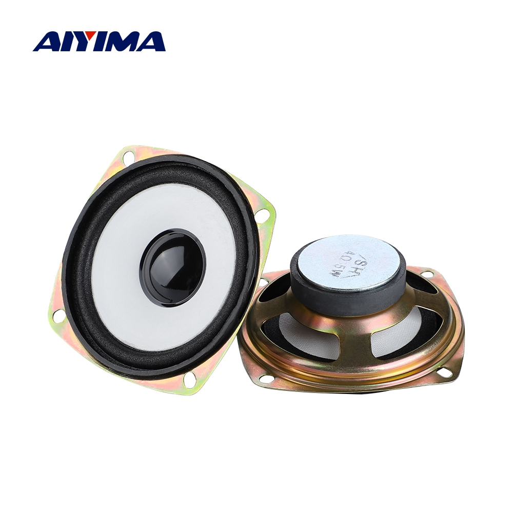 AIYIMA 2Pcs Alto-Falante De 3 Polegadas De Áudio Porble Speaker 4Ohm 5W DIY Externo Magnético ...