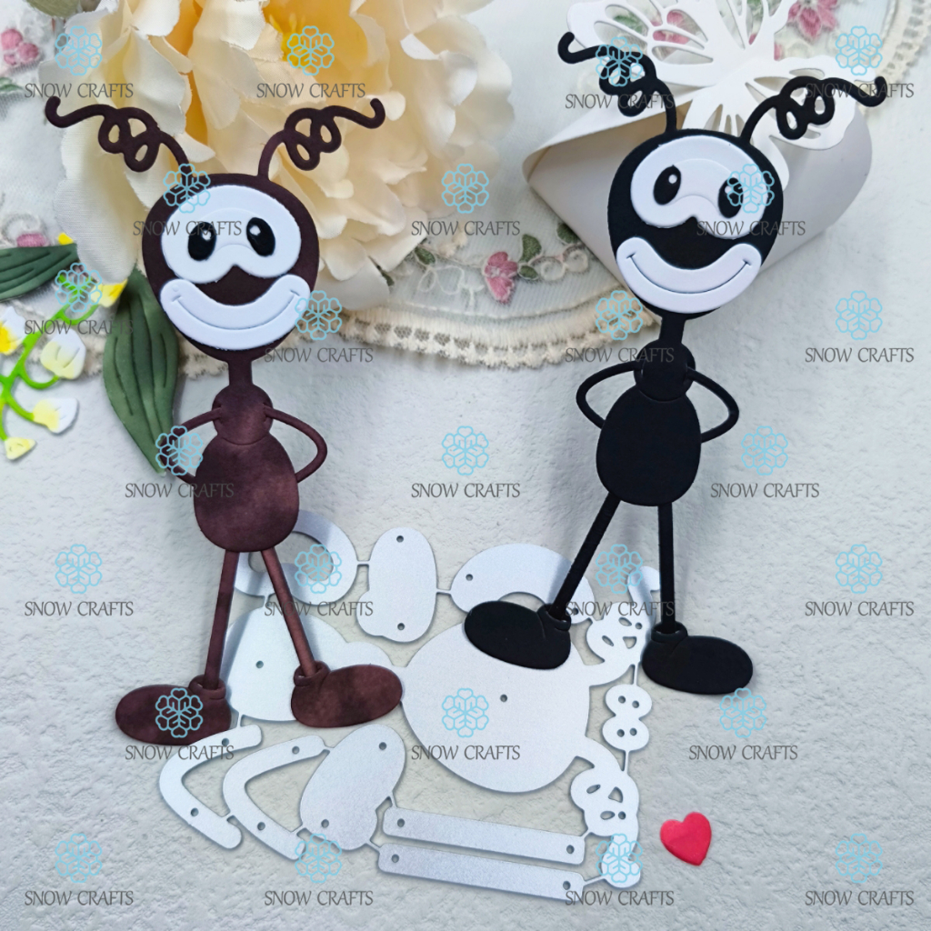 Moldes De 1 Peça Molde Em Forma De Formiga Corte De Metal Stencil DIY ...