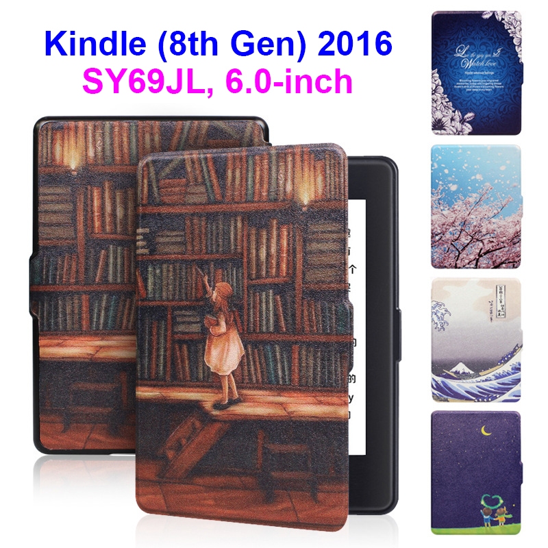 Para Kindle (8th Gen) 2016 6.0" SY69JL Leitores De e-Book Caixa Dura PC ...