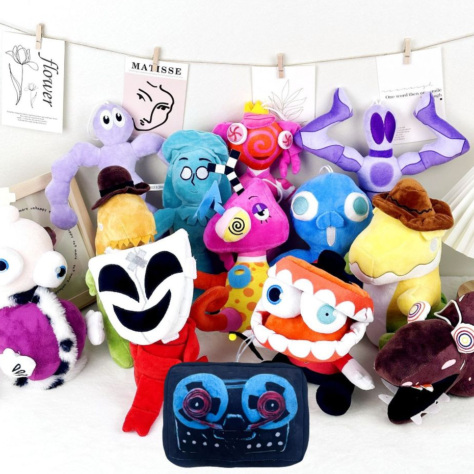 O Incrível Circo Digital POMNI JAX Caine ragatha kinger zooble plushies ...