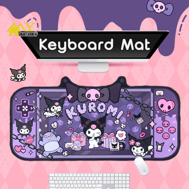 39 * 79cm 30 * 60cm Teclado Grande Kuromi Pad ello Kitty Mousepad Cute ...