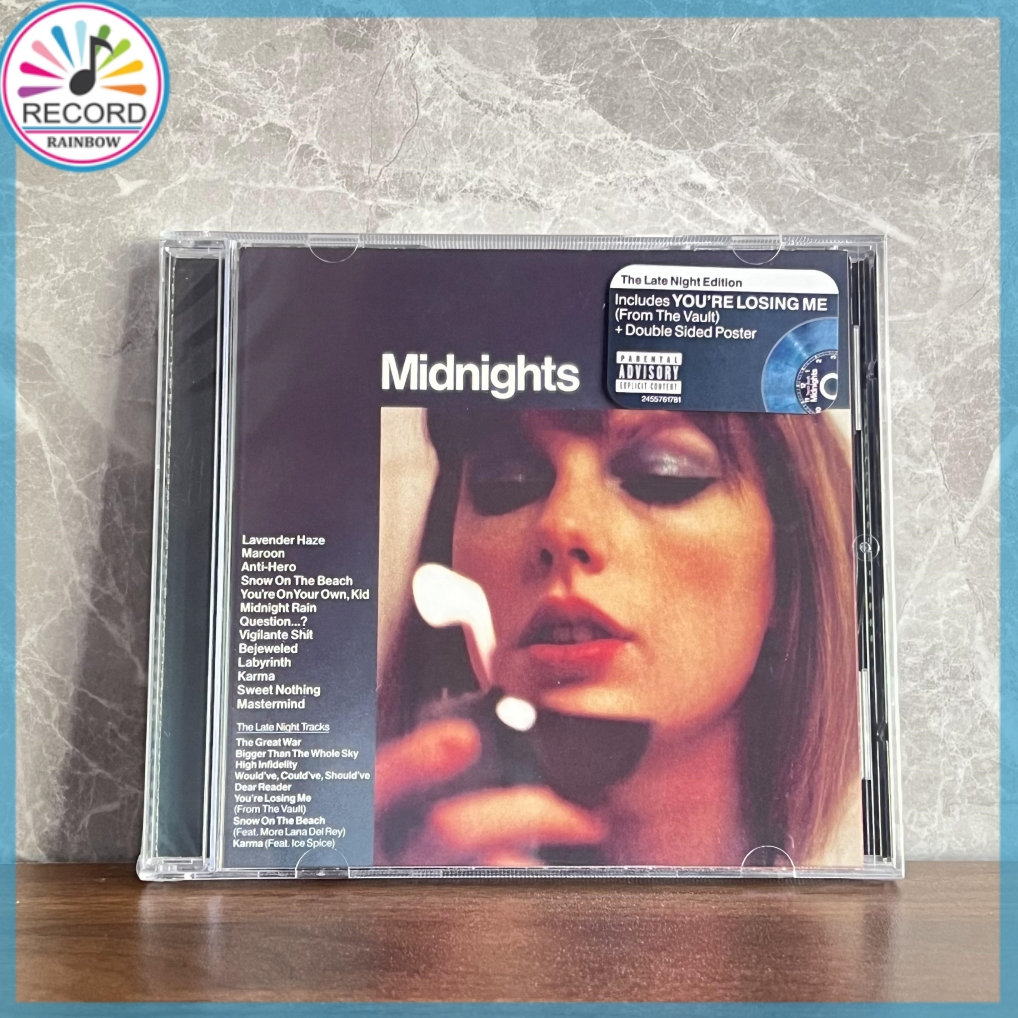 Original Taylor Swift Midnights The Late Night Edition Original Album ...