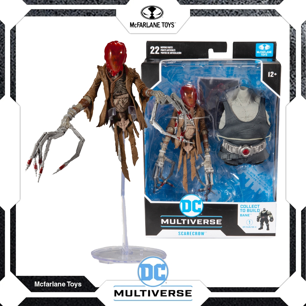 Brinquedos McFarlane (BUILD-A-BANE) SCARECROW LAST KNIGHT ON EARTH # 2 ...
