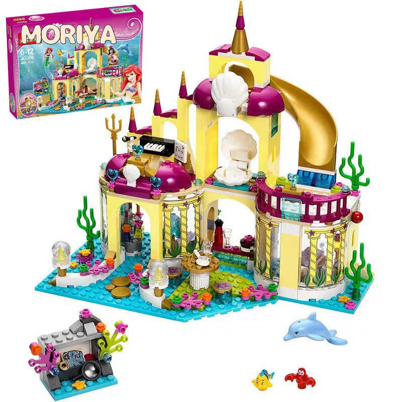 402pcs Lego Amigos Compatível Princesa Congelado Elsa Castelo Sereia ...