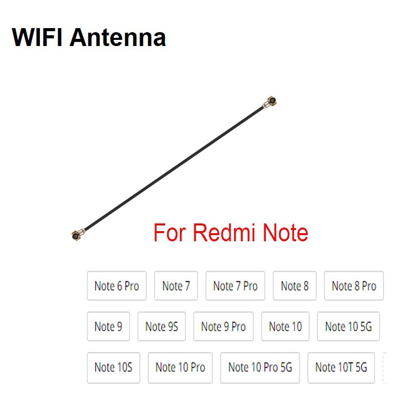 Wi-Fi Para Xiaomi Redmi Nota 6 7 8 9 9S 10 10S 10T Pro MAX 5G S2 Antena De Fita Aérea De Sinal ...