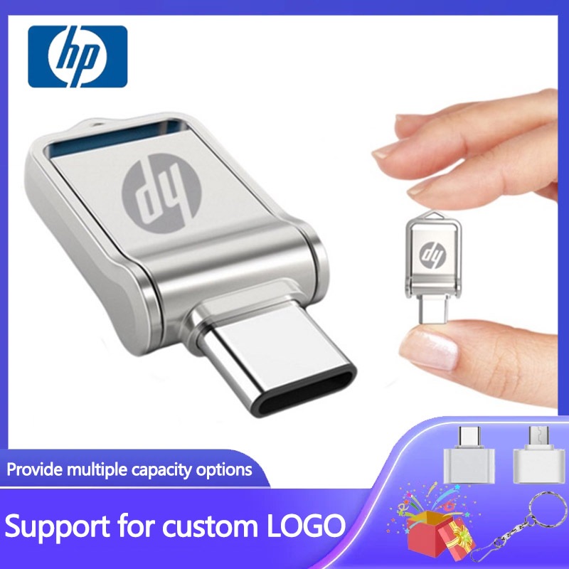 Hp Metal OTG USB Memory Stick, 2TB, 256GB, 1TB, 512GB, Pen Driver tipo ...
