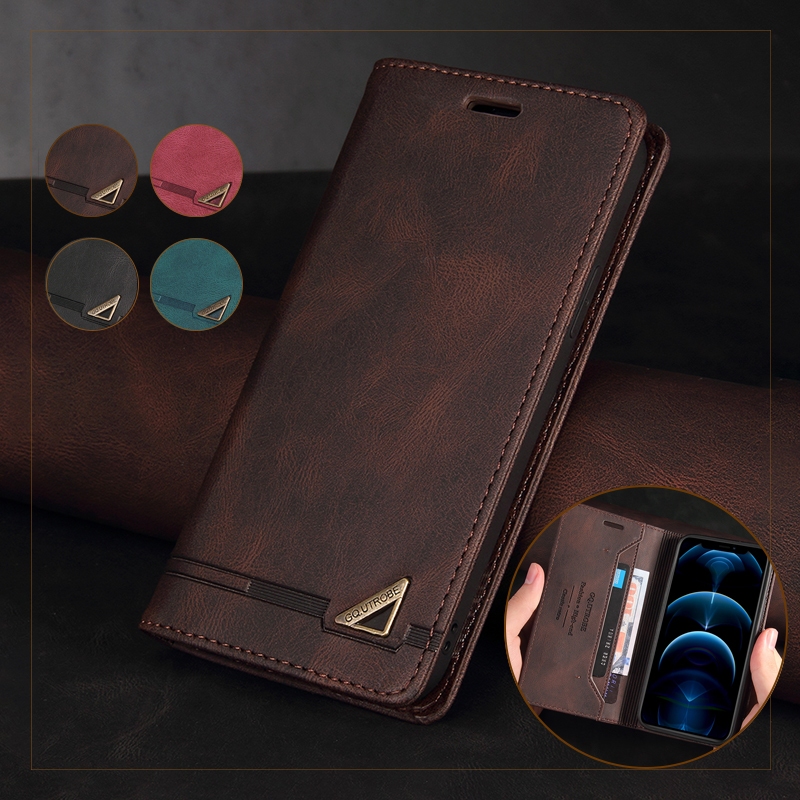 Capa Carteira Flip De Couro Com Suporte Para Samsung Galaxy A15 A25 A35 A55 A14 A24 A34 A54 A13 ...