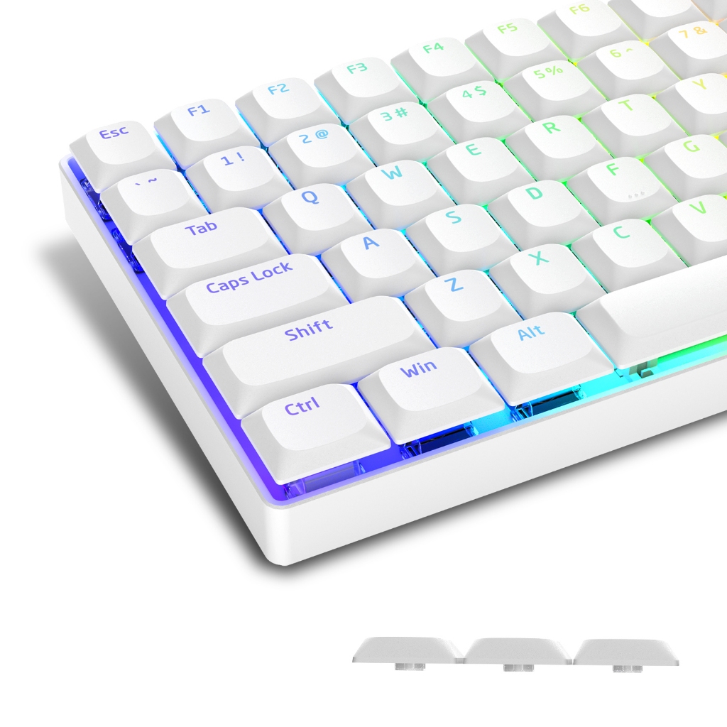 X xvx Pudim Keycap de eixo baixo Branco Horizon Keycap PBT Keycap Low ...