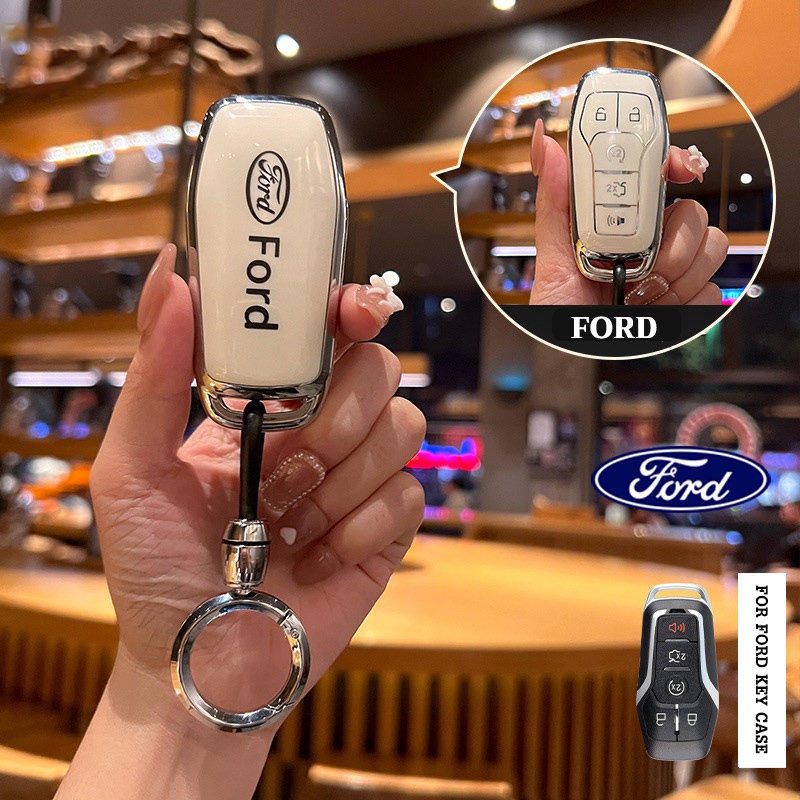Nova Capa Premium Para Chave De Carro TUP Compatível Com O Ford Fusion ...
