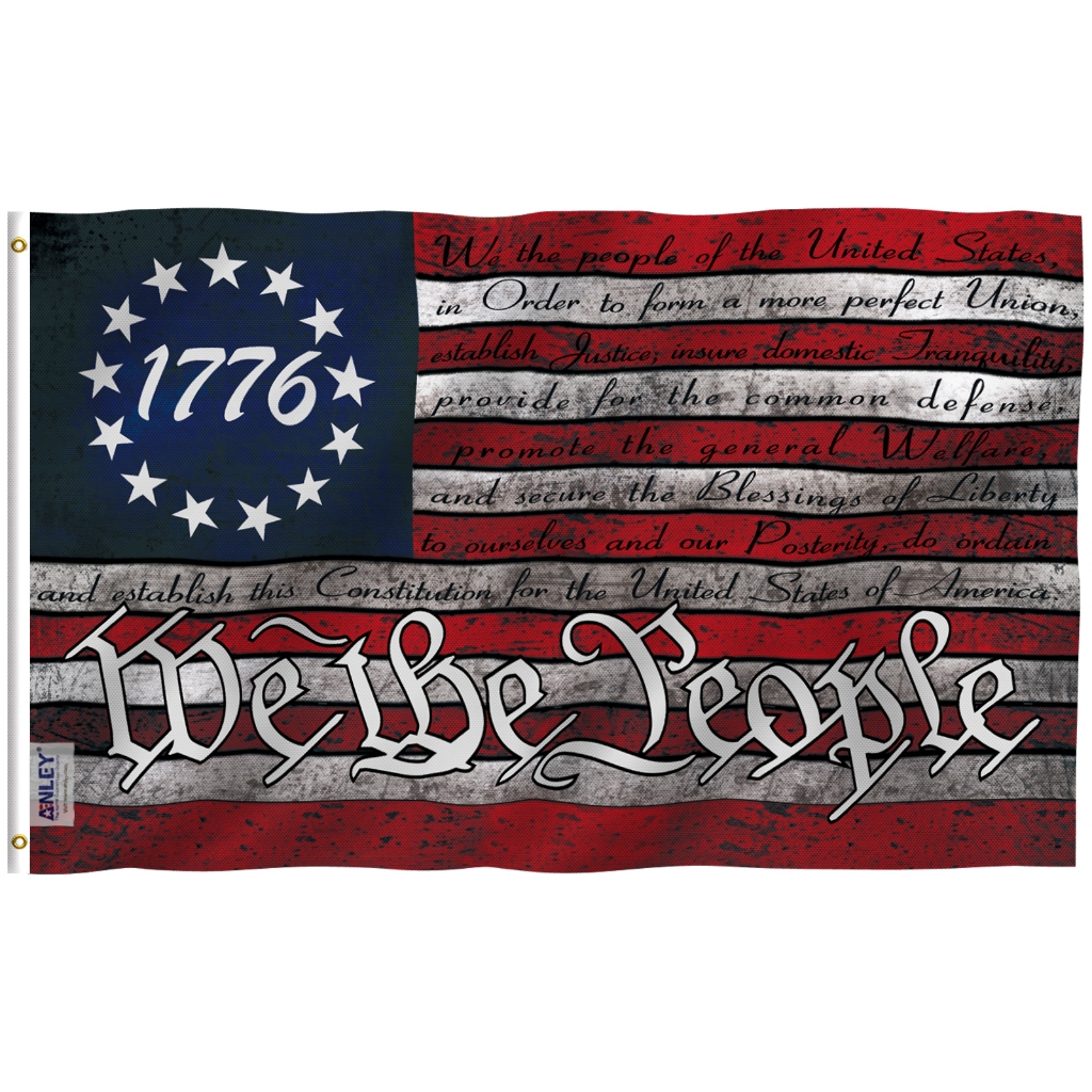 Anley 3x5 Foot We the People Flag-1776 Vintage Betsy Ross A Bandeira Da ...