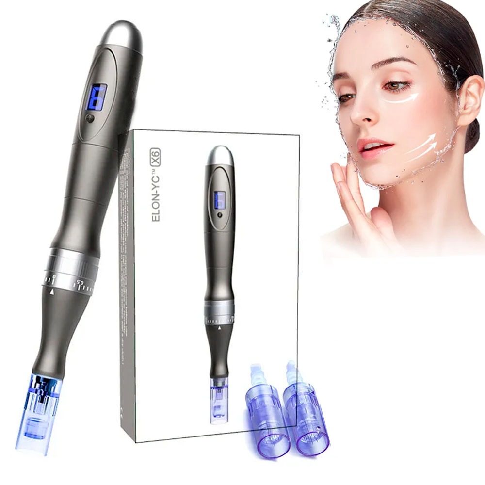 Microneedling Dermapen Electric 6 Speeds Derma Needle Pen Tool Dr Para ...