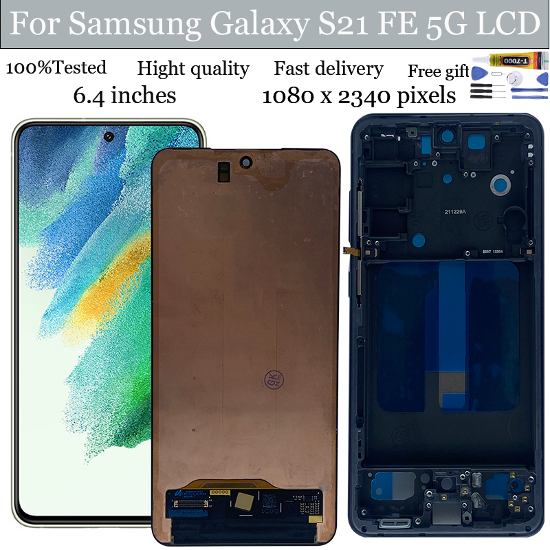 AMOLED Para Samsung Galaxy S21 FE 5G G990 G990B G990U G990B/DS G990E ...