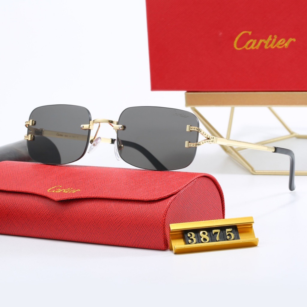 Novos Óculos De Sol Cartier Luxury Glasses Fashion Moda Masculina E ...