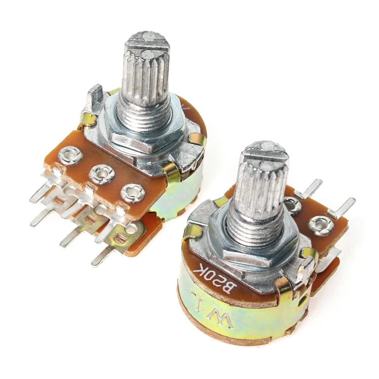 10PCS WH148 15MM 6 Pinos B1K B2K B5K B10K B20K B25K B50K B100K B500K ...