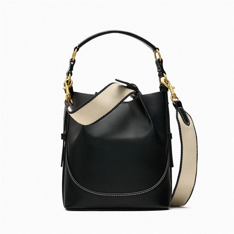 [Bolsa Feminina Zara 2024 Nova De Ombro Com Alça Larga De Grande ...