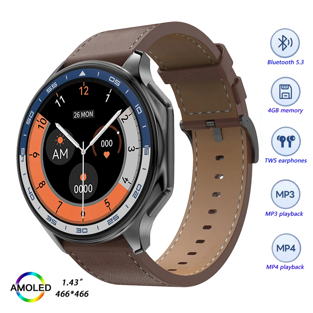 Relógio DT Watch X Smart Player 3D AOD Modo À Prova D'água Smartwatch ...