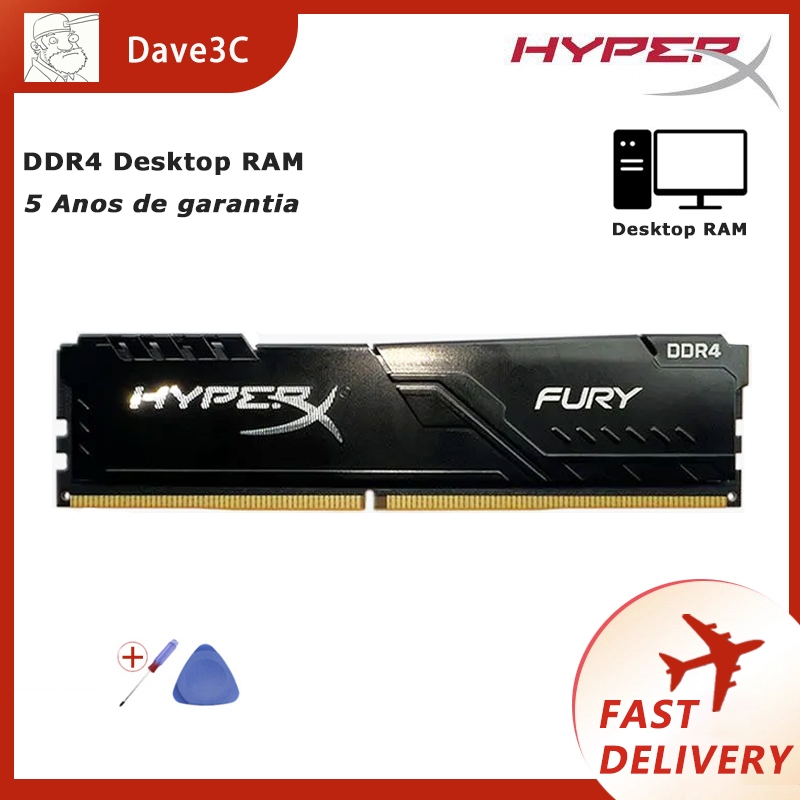 Hyperx ddr4 PC Memória 4gb 8gb 16gb 3200mhz 2666mhz 2400mhz 2133mhz ...
